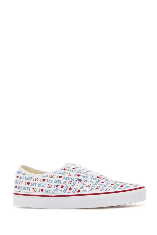 Valentino Garavani Printed Canvas X Vans Sneakers