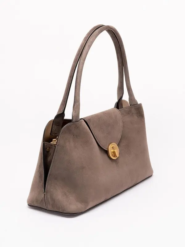 Versace Medium Suede Bag - Multicolor