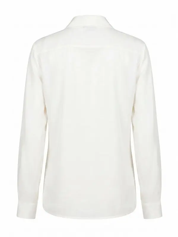 Peserico Cotton Shirt With Appliqué Detailing