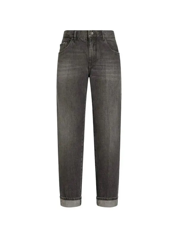 Dolce & Gabbana Straight Leg Jeans - Multicolor