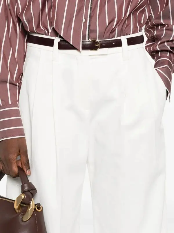 Brunello Cucinelli Straight Leg Cotton Pants