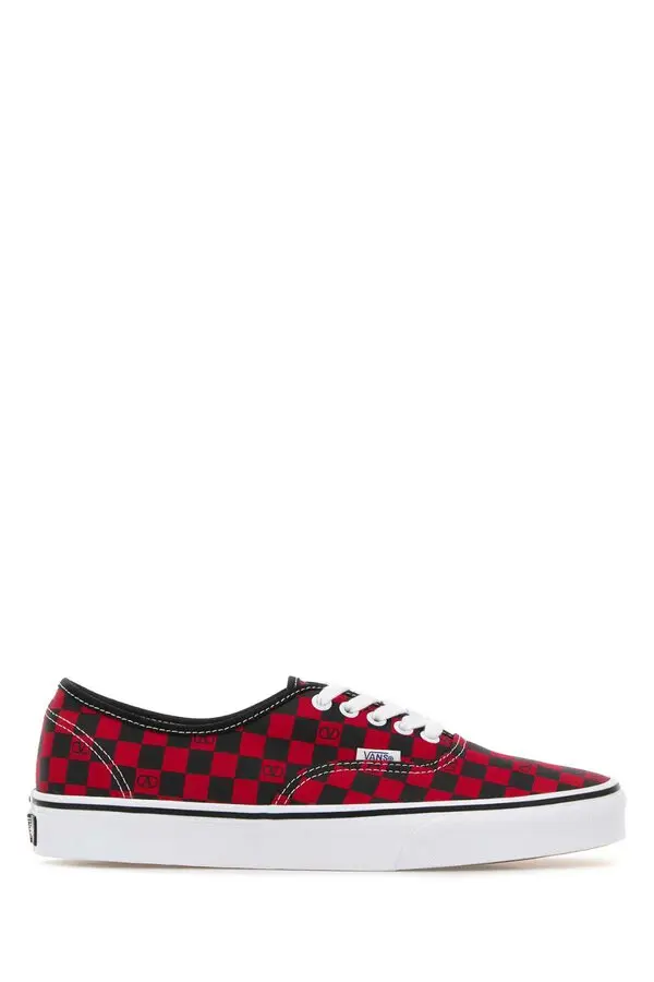 Valentino Garavani Printed Canvas X Vans Sneakers