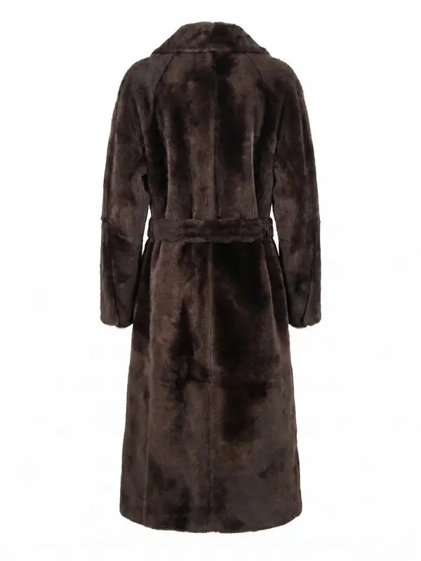 Brunello Cucinelli Lamb Fur Overcoat