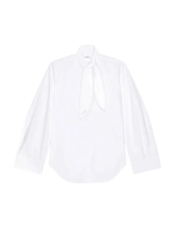 Givenchy Shirt With Neck Tie Detail - Multicolor