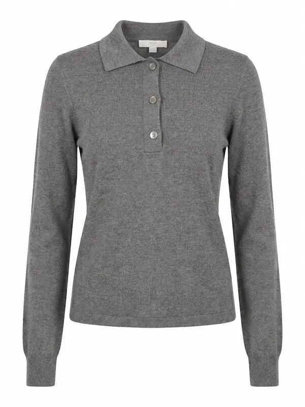 Malo Polo Neck Sweater In Cashmere - Multicolor