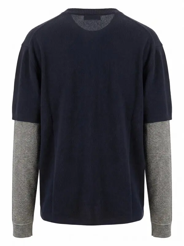 Miu Miu Sweater With Jersey Sleeves