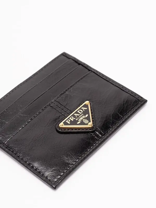 Prada Leather Card Holder - Multicolor