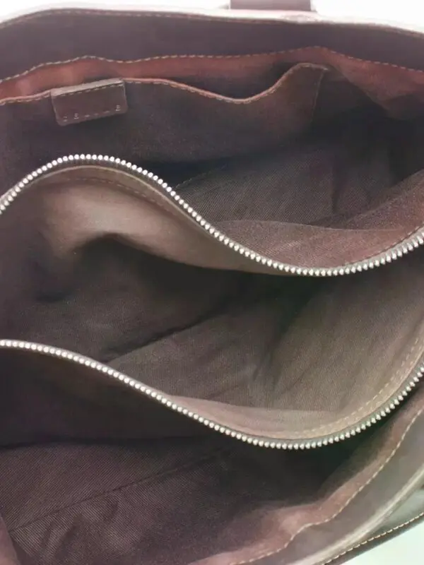 Celine Leather Tote Bag - Brown