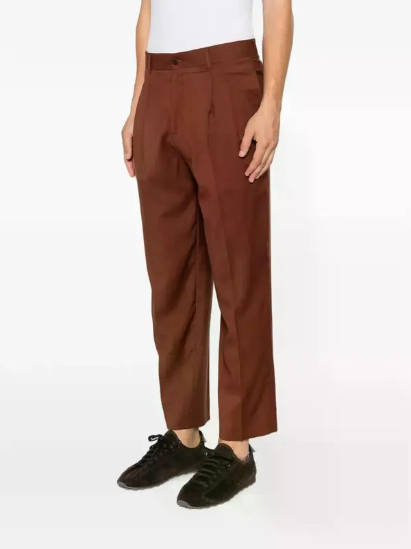 COSTUMEIN Pleated Straight-leg Trousers