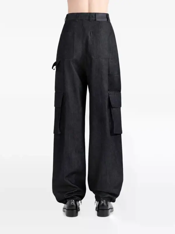Balenciaga Relaxed Wide-leg Multi-pocket Cargo Pants