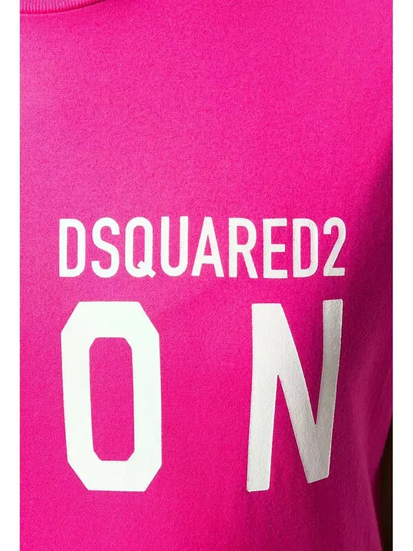 Dsquared2 Printed Logo T-shirt - Pink