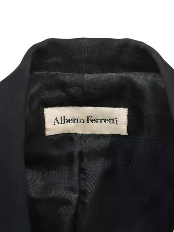 Alberta Ferretti Shawl Lapel Jacket With Bow Detail