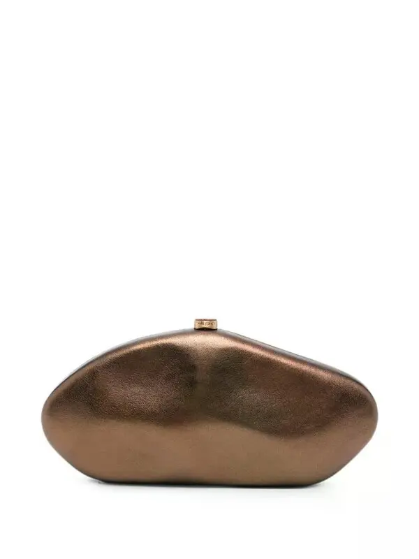 Cult Gaia Caldera Clutch Bag - Brown