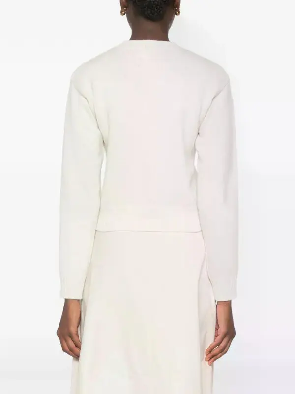 A.p.c. Logo Embroidered Cardigan