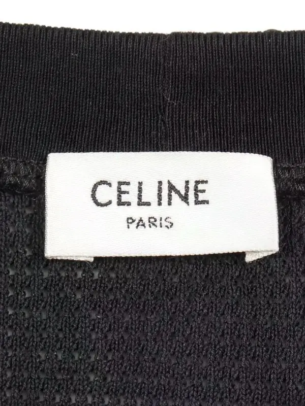 Celine 2020 16 Embroidery Short Sleeve T-shirt