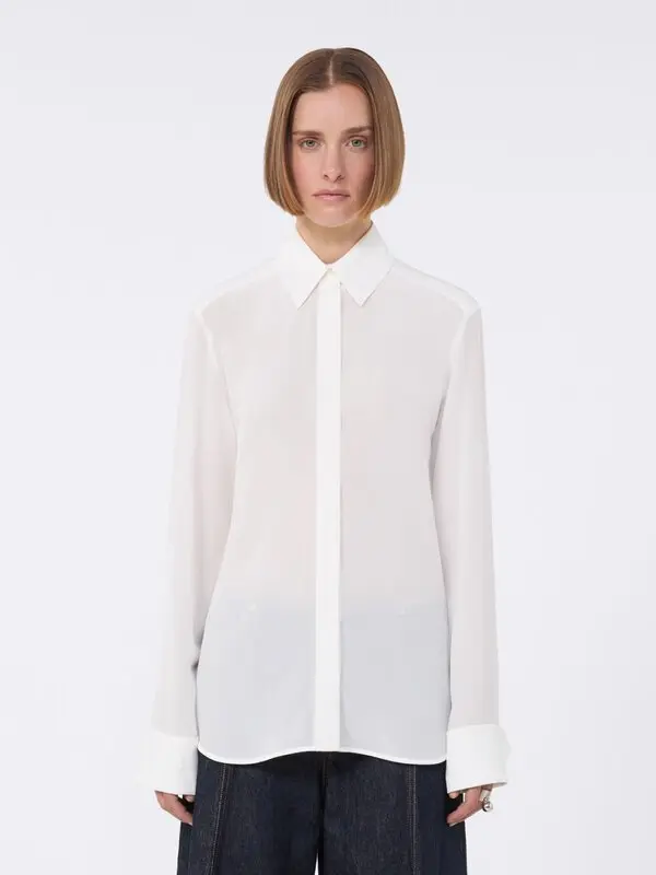 Max Mara Slim-fit Silk Shirt