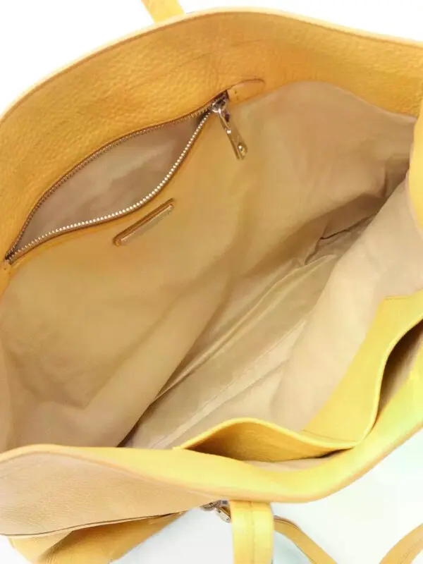 Miu Miu 2000s Grained Leather Tote Bag