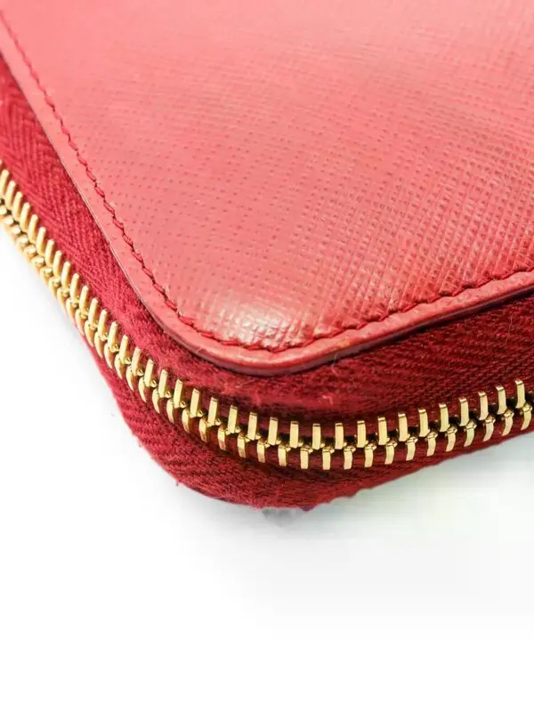 Prada 2000s Zip Leather Wallet