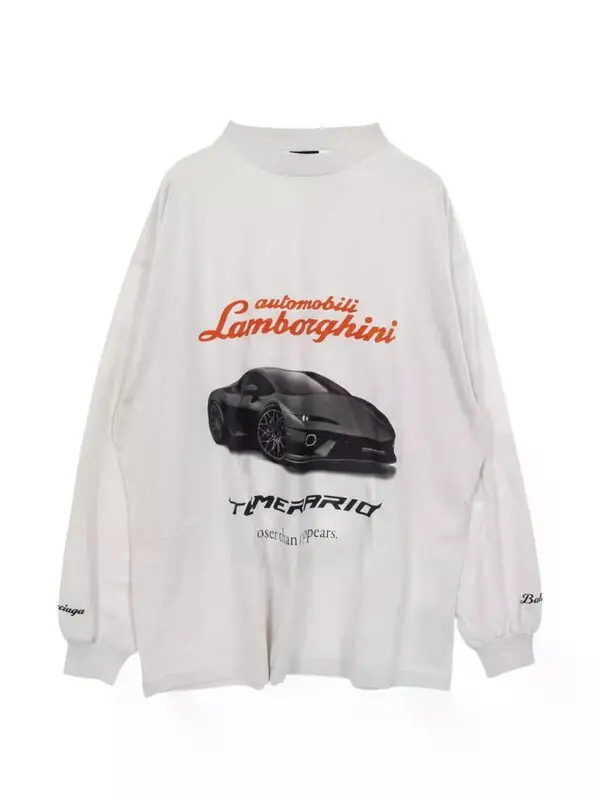 Balenciaga X Automobili Lamborghini Printed T-shirt