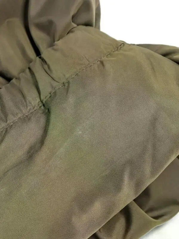 Prada Down Jacket With Enamel Triangle Logo