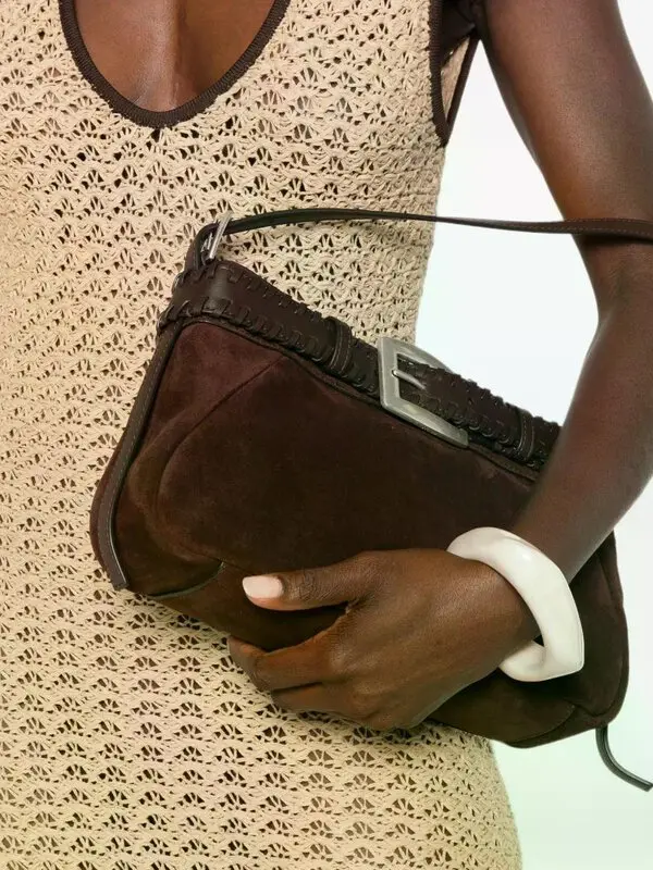 Staud Brooklyn Shoulder Bag With Buckle Detail