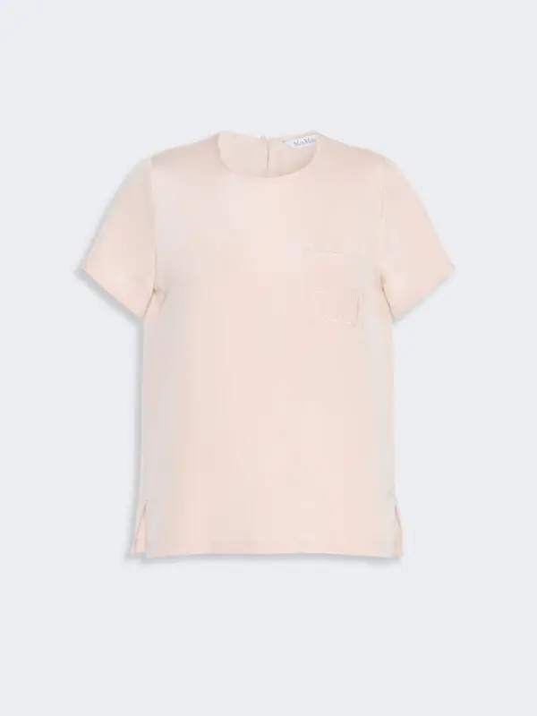 Max Mara Printed Silk Crepe De Chine Blouse