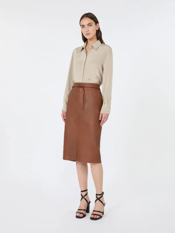 Max Mara Silk Crepe De Chine Shirt