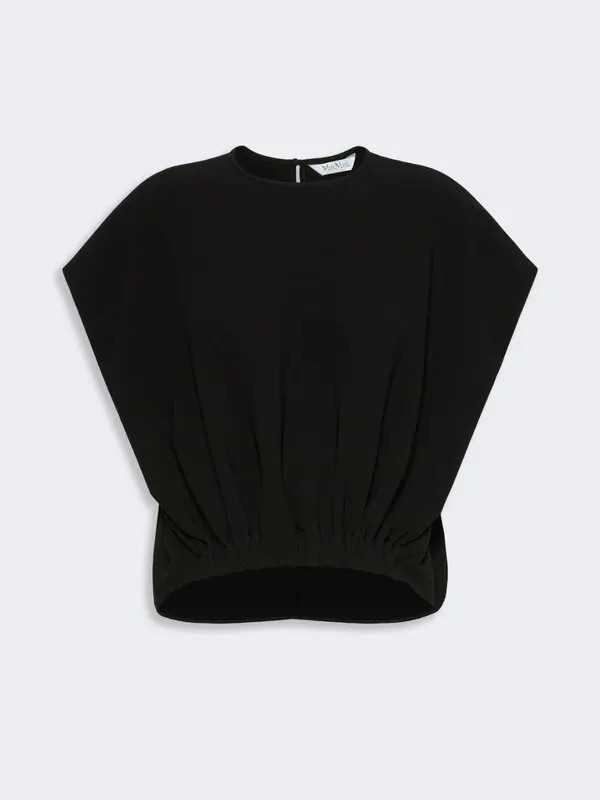 Max Mara Boxy Blouse In Compact Cady