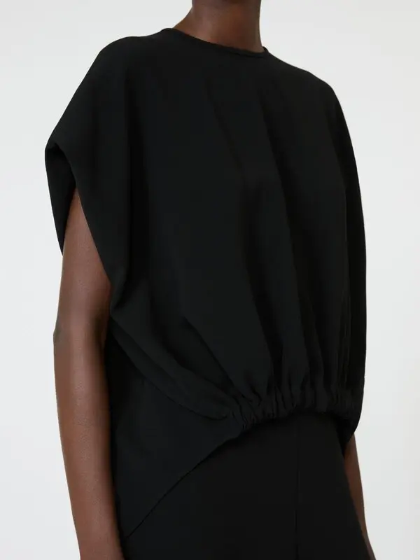 Max Mara Boxy Blouse In Compact Cady