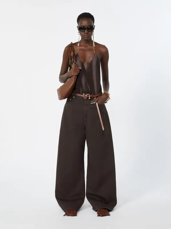 Max Mara Straight-fit Shiny Satin Top