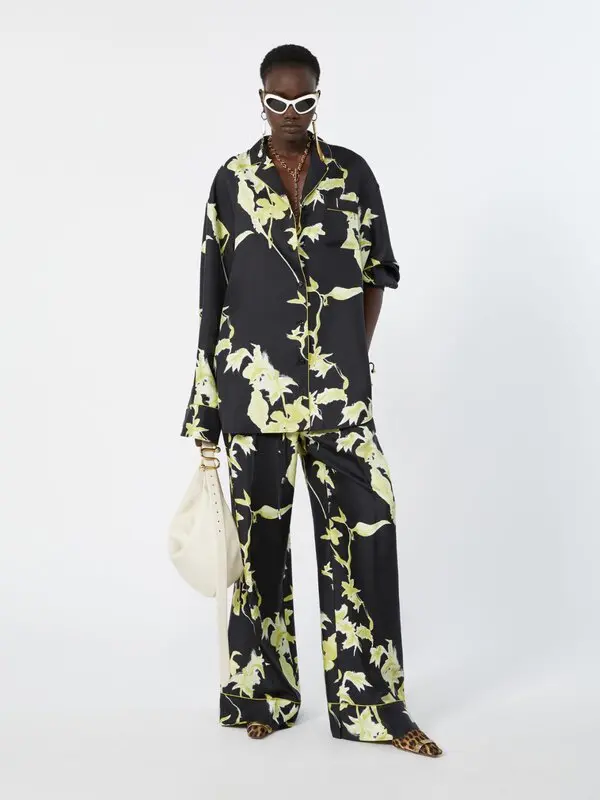 Max Mara Silk Pyjama Trousers