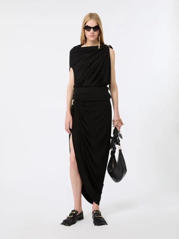 Max Mara Fringed Nappa Leather Moccasins