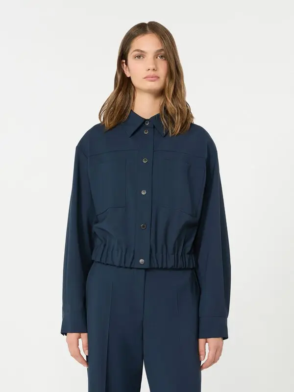 Max Mara Short Woollen Cloth Jacket