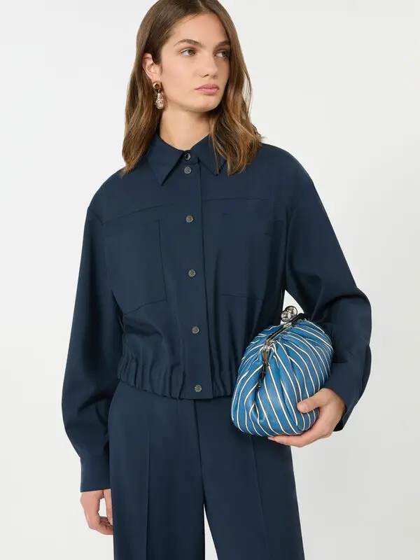 Max Mara Short Woollen Cloth Jacket