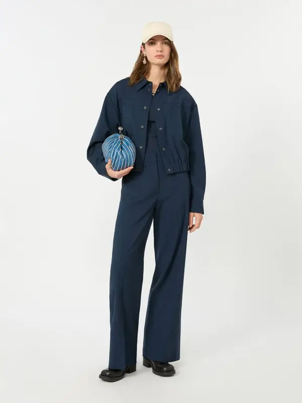 Max Mara Short Woollen Cloth Jacket