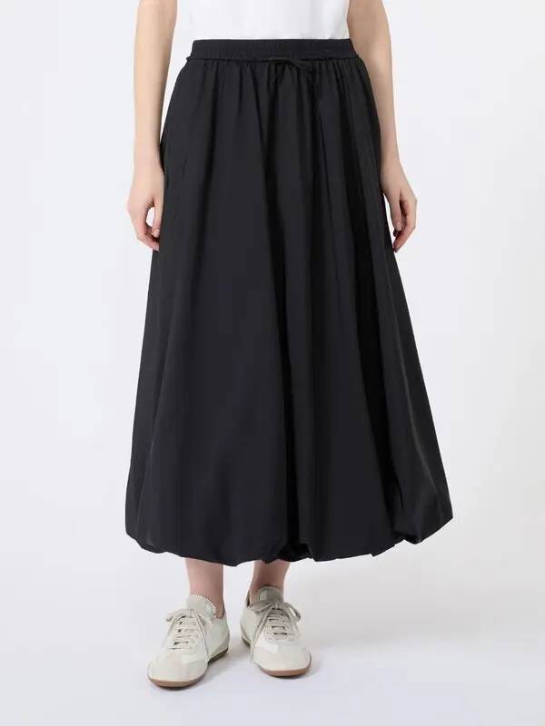 Max Mara Long Water-repellent Canvas Skirt