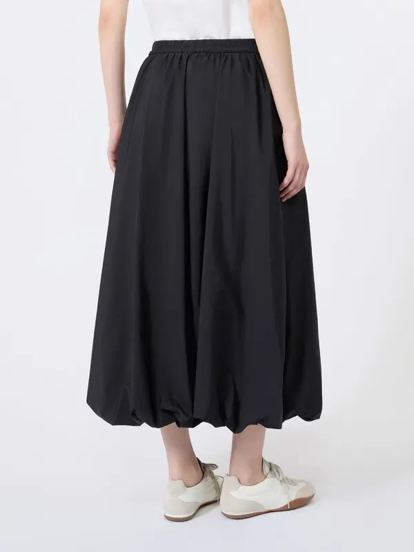 Max Mara Long Water-repellent Canvas Skirt