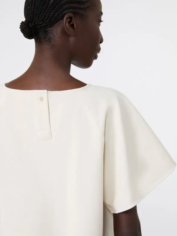 Max Mara Cropped Cotton Blouse
