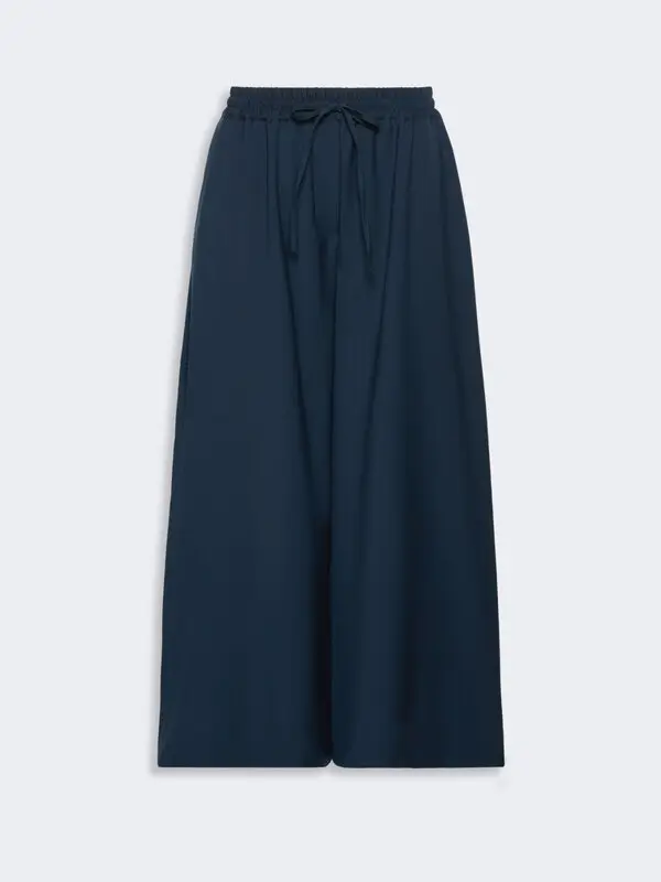 Max Mara Stretch Wool Joggers - Navy