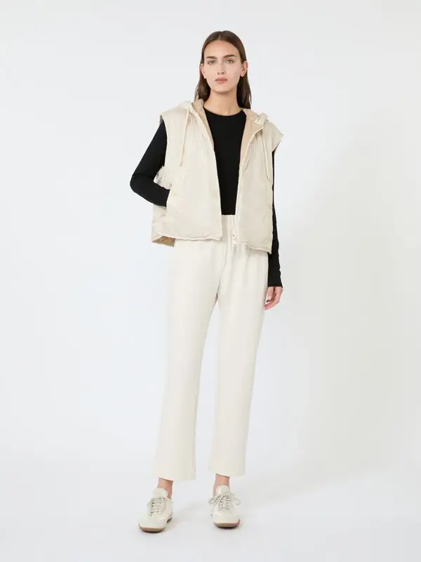 Max Mara Reversible Water-repellent Canvas Padded Gilet