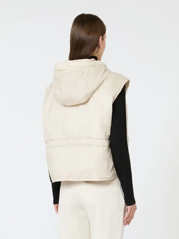 Max Mara Reversible Water-repellent Canvas Padded Gilet