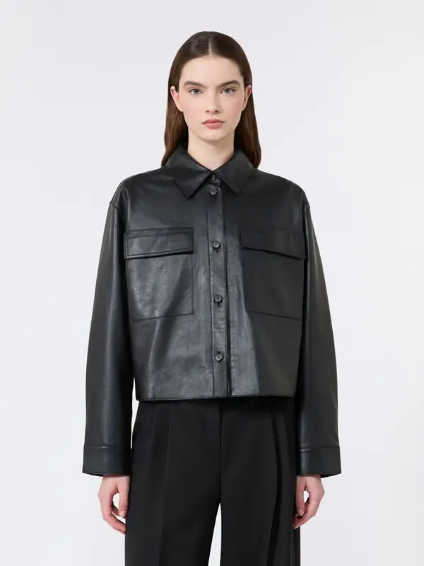 Max Mara Nappa Leather Jacket