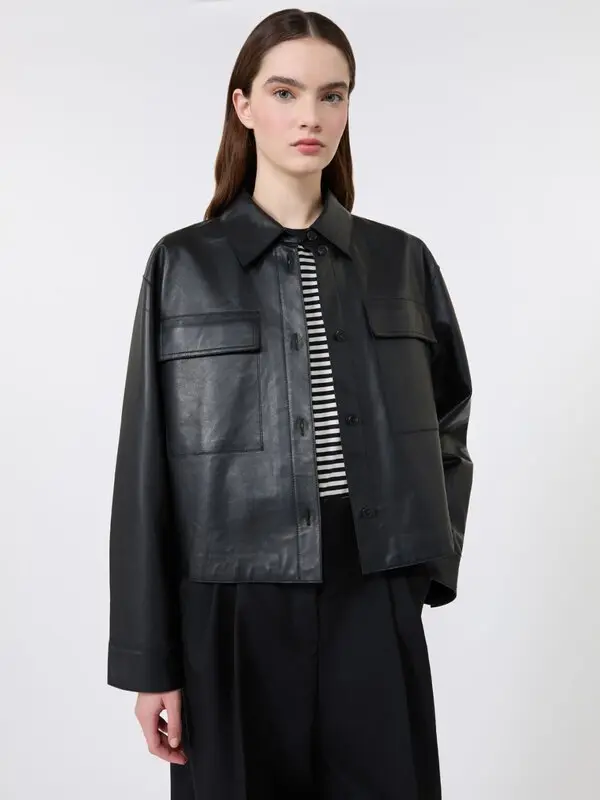 Max Mara Nappa Leather Jacket