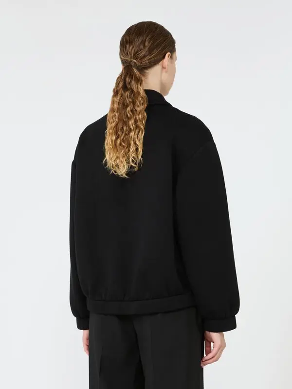 Max Mara Scuba Jersey Bomber Jacket