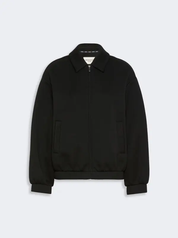 Max Mara Scuba Jersey Bomber Jacket
