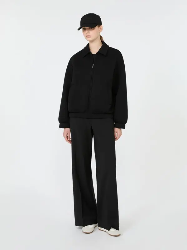 Max Mara Scuba Jersey Bomber Jacket