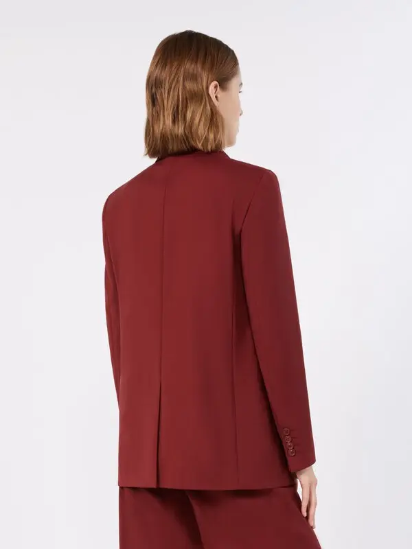 Max Mara Single-breasted Woollen Cloth Jacket