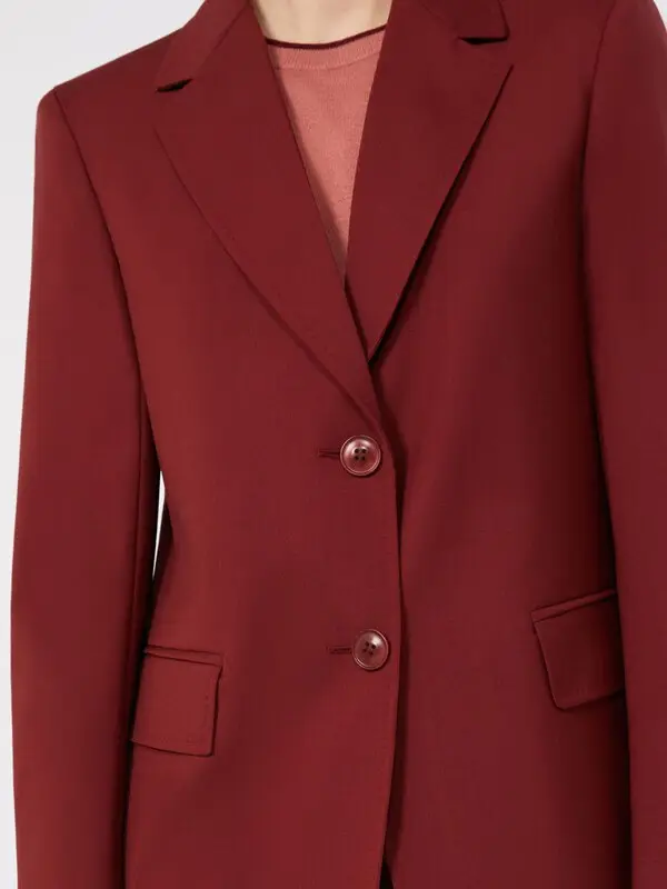 Max Mara Single-breasted Woollen Cloth Jacket