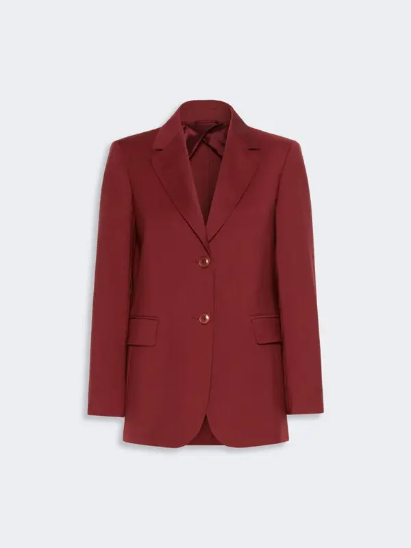 Max Mara Single-breasted Woollen Cloth Jacket
