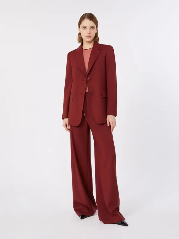 Max Mara Light Woollen Cloth Trousers